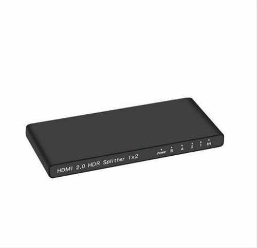 Разветвитель GCR 1*2 hdmi 2.0 на 2 порта. Новый