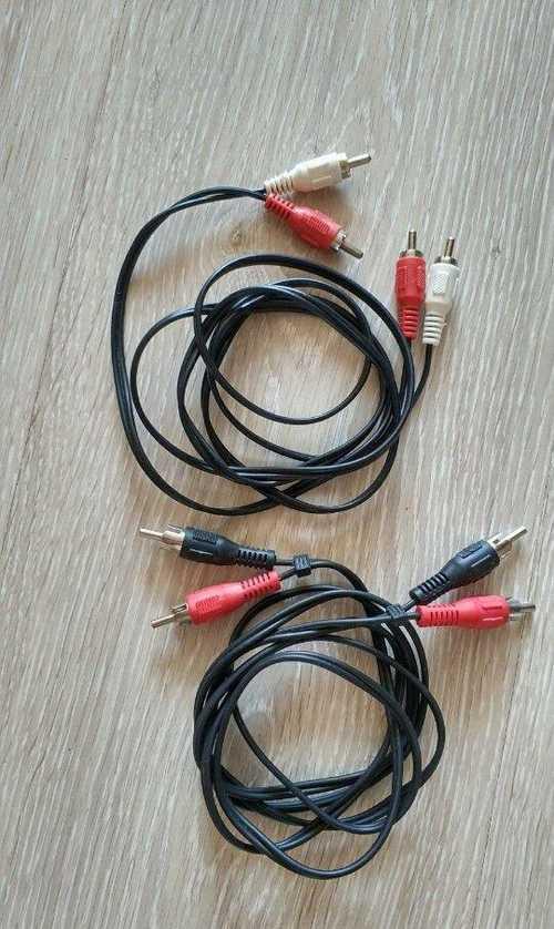 Аудиокабель 2 RCA на 2 RCA