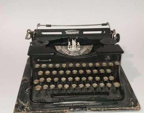 Пишущая машинка триумф triumph durabel винтаж