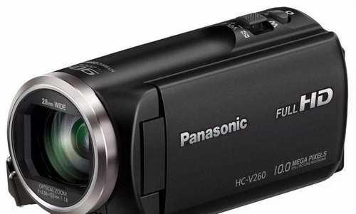 Камера Panasonic HC-V260 black со штативом