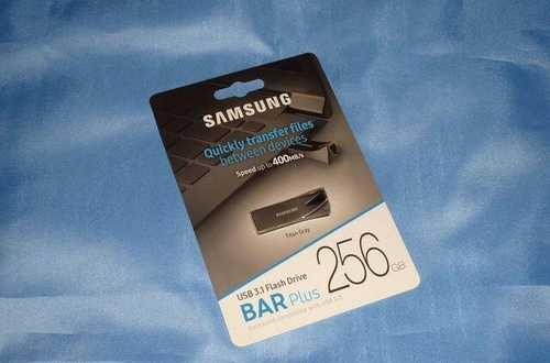 Новая USB флешка Samsung 256 Gb Bar plus USB 3.1
