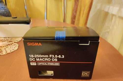 Объектив Sigma AF 18-250mm Canon