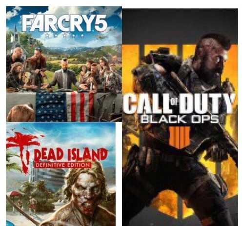 Call of duty black ops 4 + far cry 5
