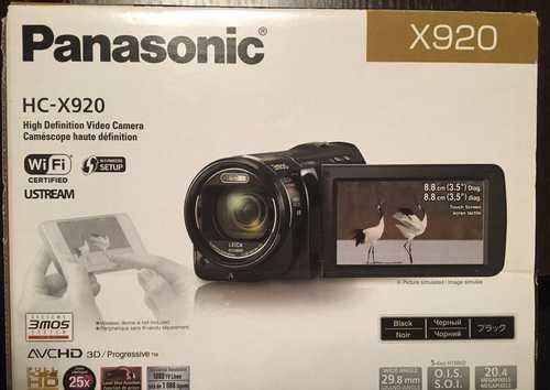 Видеокамера Panasonic hc-x920