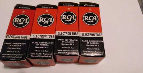 Радио лампы 50-60 гг. 6sn7 RCA
