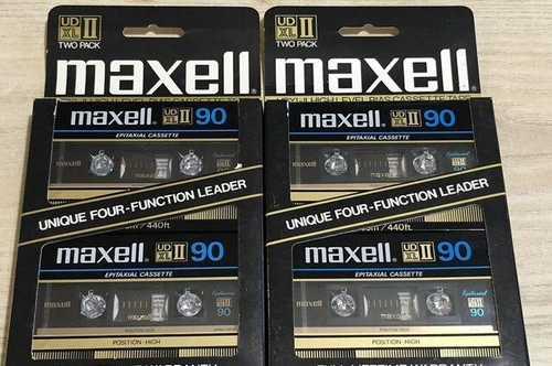 Аудиокассеты Maxell udxlll 90 новые в блистерах