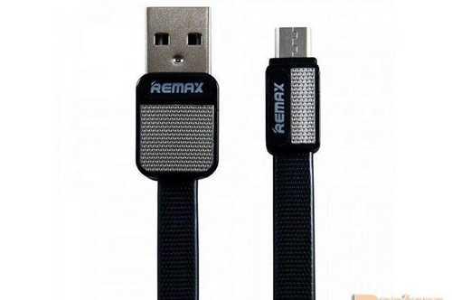 Дата кабель USB - MicroUSB, 100см, черный Remax RC