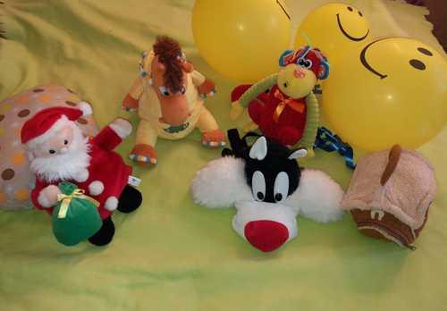 Весёлые рюкзачки, игрушки с кармашками