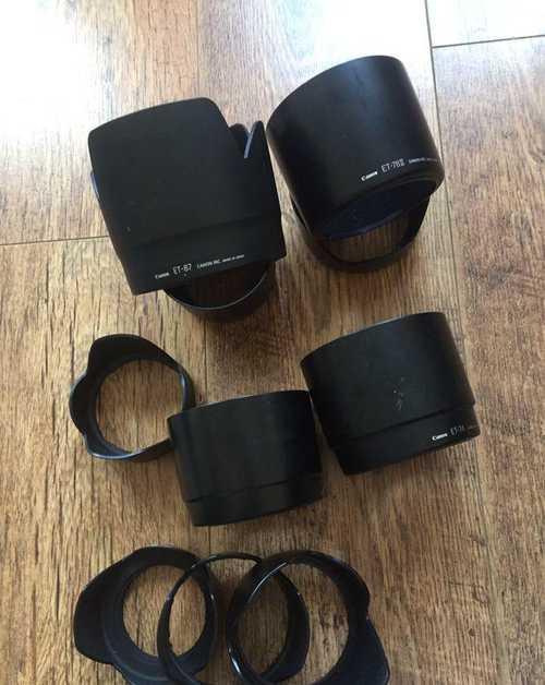 Бленды для объективов Canon и Sigma