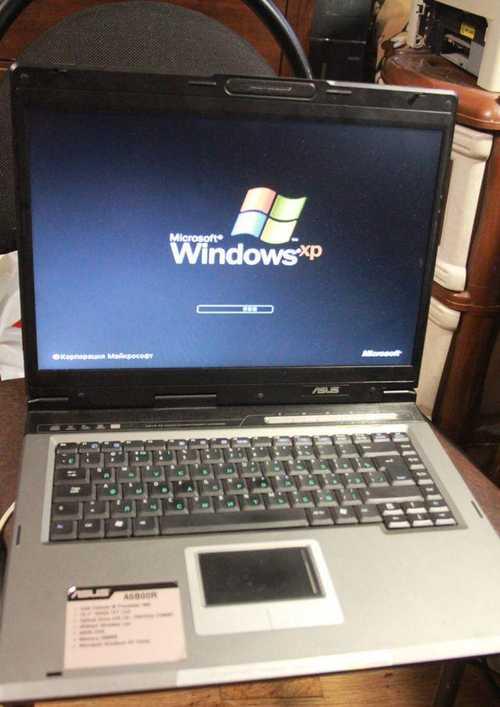 Ноутбук asus A6B00R 15" c установленной Windows XP