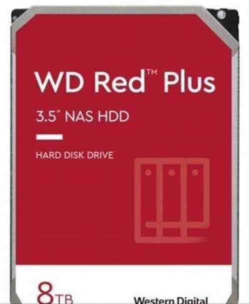 Жесткий диск WD Red Plus WD80efbx 8TB