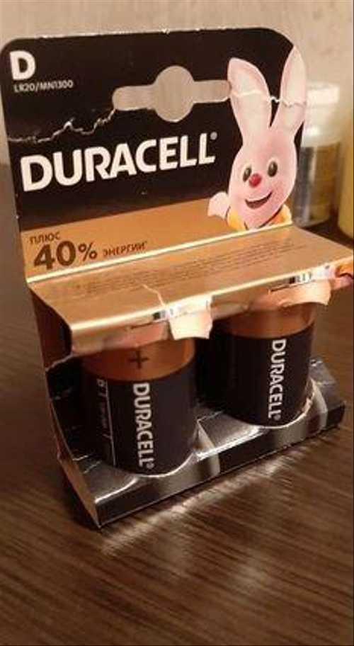 Батарейки duracell тип D