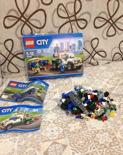 Конструктор lego City 60081 Буксировщик автомобиле