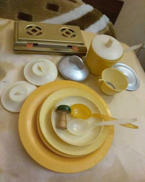 Кукольная плита и посуда, СССР