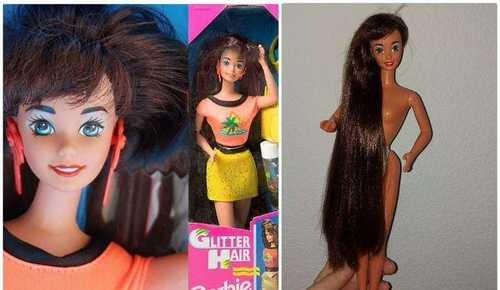 Barbie Glitter hair brunette