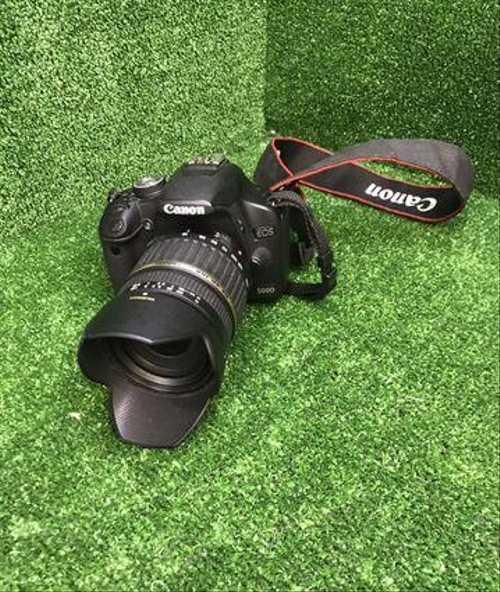 Зеркальный фотоаппарат canon500d с обьективом tamr