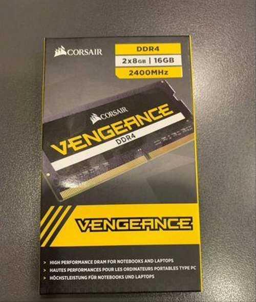 Оперативная память 16 GB (8*2) Corsair Vengeance