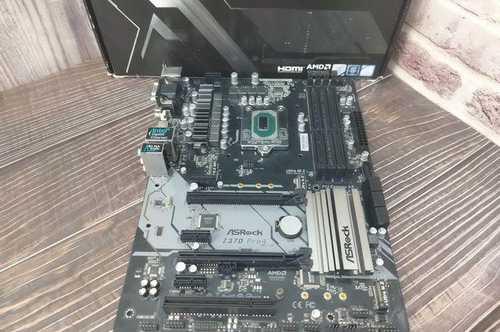 Материнская плата ASRock Z370 + Процессор I7 8700k