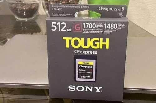 Карта памяти Sony 512 GB CFexpress B tough