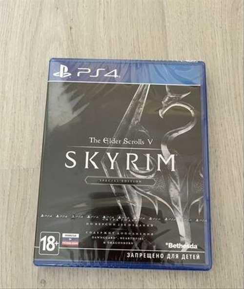TES 5 Skyrim PS4 новая