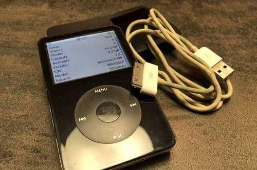 Apple iPod classic 5th Generation Black (80 GB)