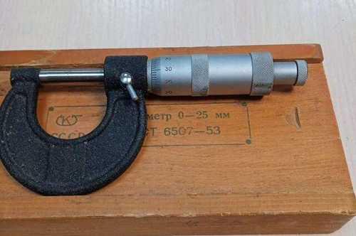 Микрометр 0 25 мм