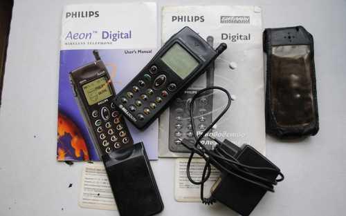 Ретро телефон Philips Aeon Digital из 2000х