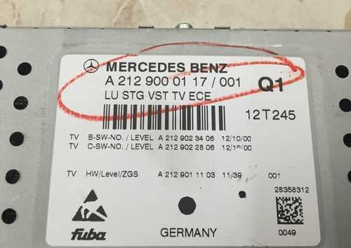 Тв тюнер Мерседес A2129000117 Mercedes