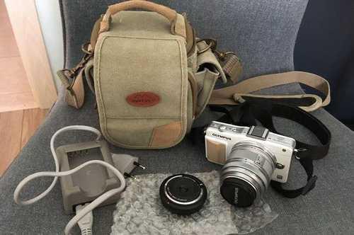 Фотоаппарат olympus PEN Mini E-PM2 с объективами