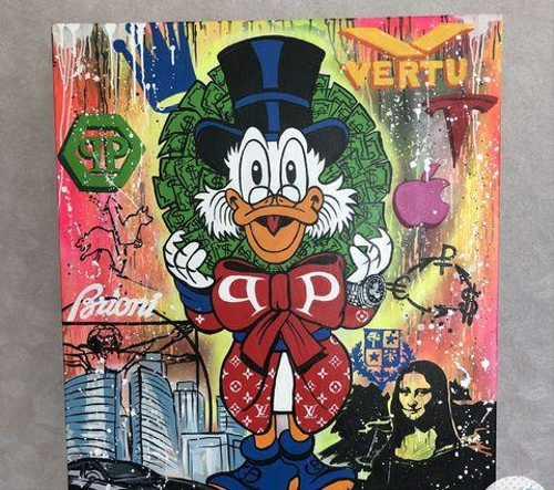 Картина Скрудж Макдак Дональд Дак Alec Monopoly
