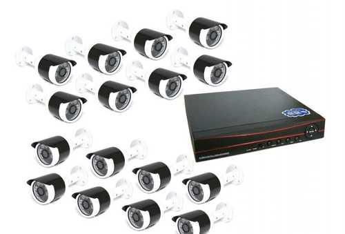 Комплект IP видеонаблюдения 16 камер XPX K3916