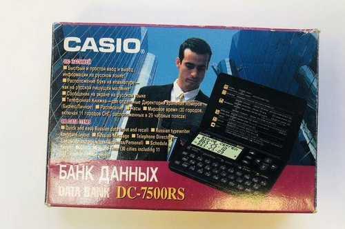 Электронная записная книжка casio DC-7500RS