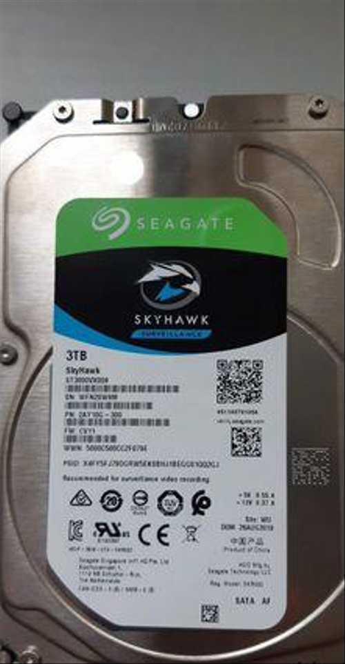 Жесткий диск Seagate SkyHawk (ST3000VX009)