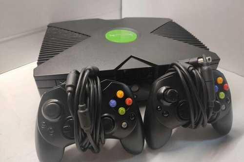 Xbox original softmod 500gb+2джоя+90игр