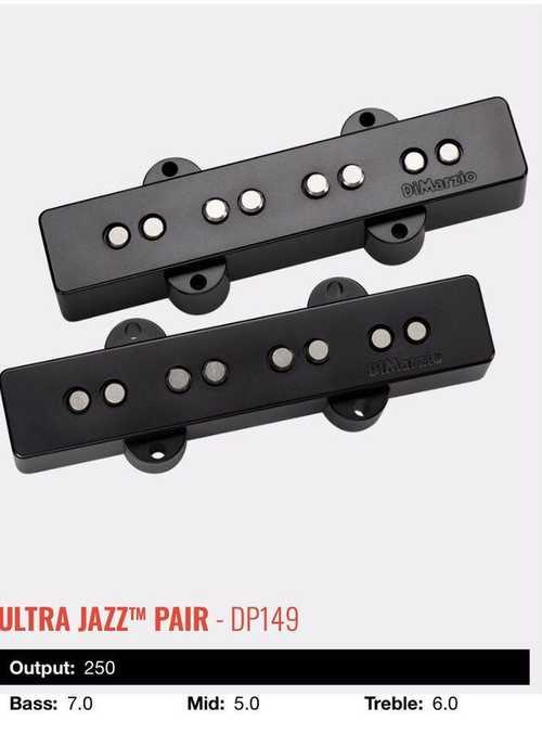 DiMarzio Ultrajazz Pair Dp149