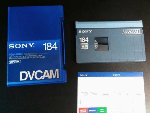Видеокассета формата dvcam Sony PDV-184N (новая)