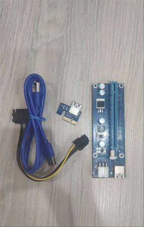 Райзер-карта riser card Chipal VER006 6pin (USB ка