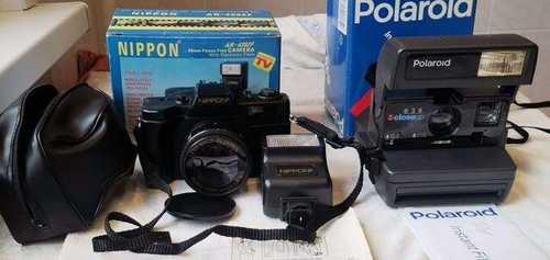 Фотоаппараты nippon и polaroid