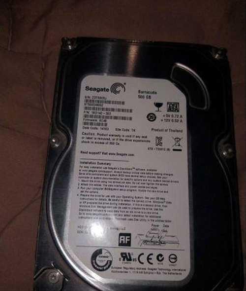 Жёсткий диск Seagate Barracuda на 500GB