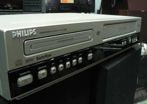 DVD+VHS плеер Philips DVD755/VR14