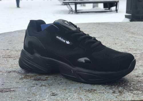 Женские кроссовки Adidas Falcon Black все размеры