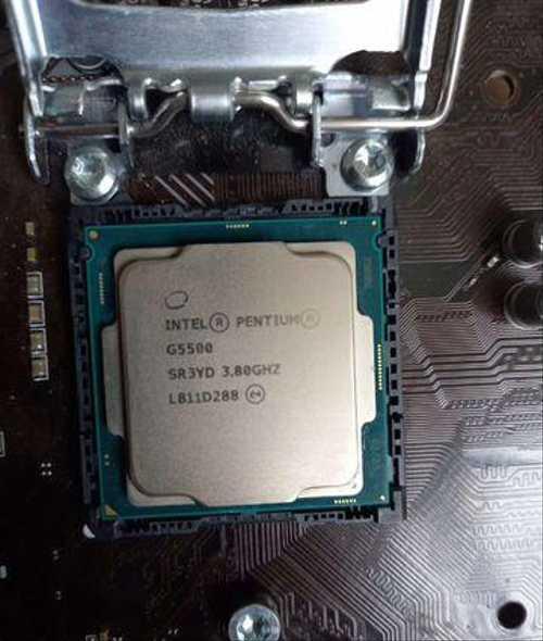 Процессор 1151v2 Intel Pentium gold g5500