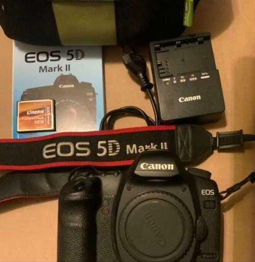 Canon 5d mark ll тушка, комплект сумка, зарядка, ф