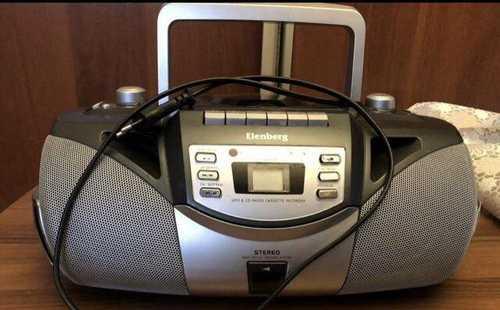 Магнитофон Elenberg радио, кассеты, диски