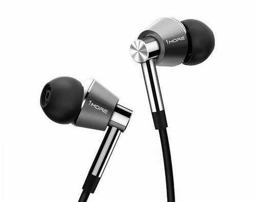 Наушники 1More Triple Driver In-ear E1001, серебри