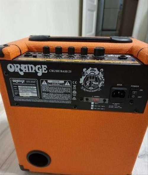 Crush bass. Orange Crush Bass 25. Комбик Orange. Чехол для комбоусилителя Orange. Ламповая голова фото.