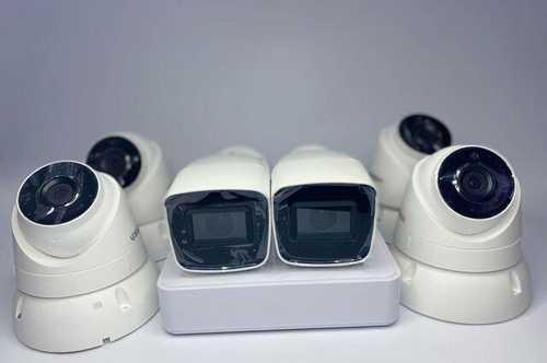 Комплект видеонаблюдения на 6 камер HiWatch Outdoo