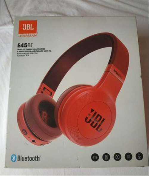 Беспроводные наушники jbl e45 bt