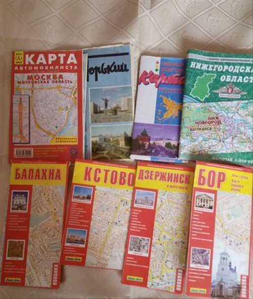 Туристические карты, схемы