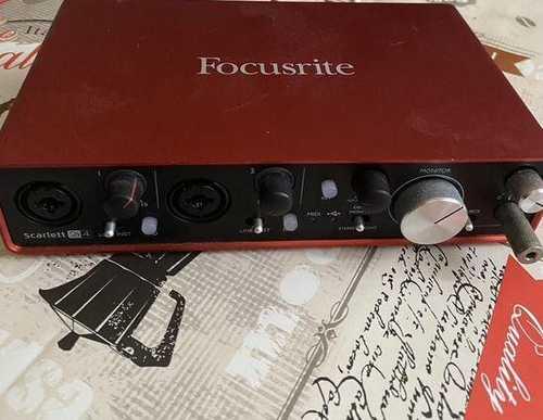 Звуковая карта focusrite scarlet 2i4